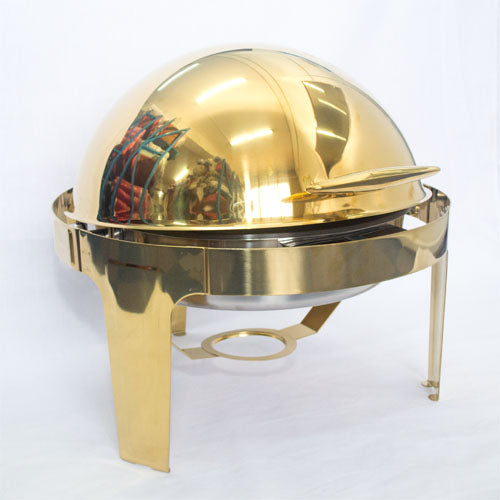 Chafing Dish – Roll Top Gold – BV GROUPS PTY LTD